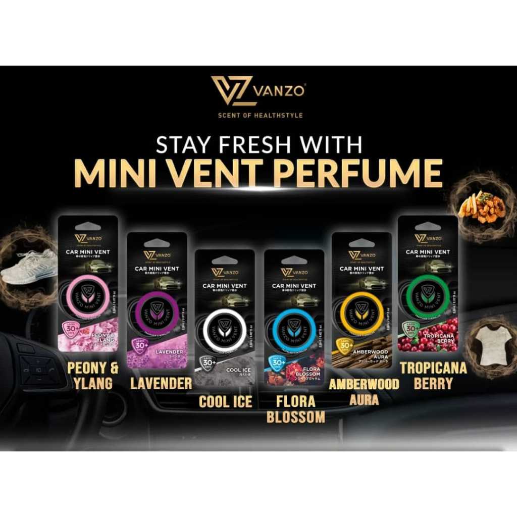 Vanzo Mini Vent Perfume | Shopee Malaysia