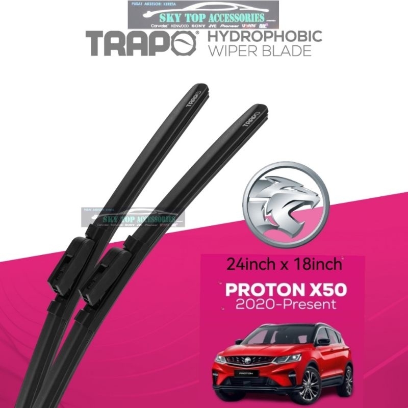 Proton X50 Trapo Hydrophobic Car Wiper Blade Proton X50 (2020-Present ...