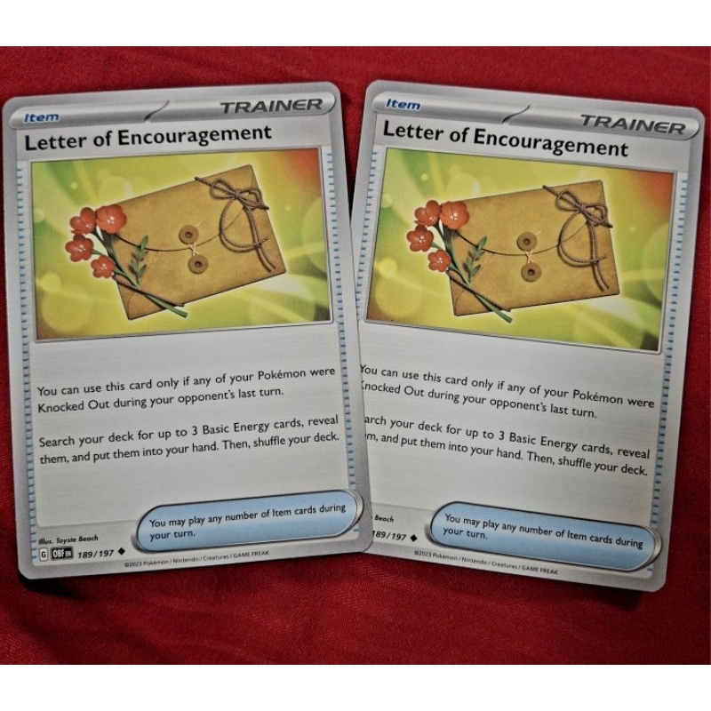 Pokemon TCG - Letter of Encouragement (Normal) - 189/197 | Shopee Malaysia