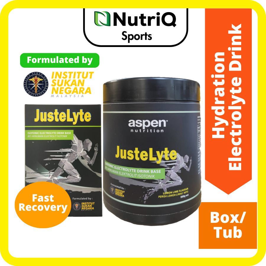 Electrolyte Powder JusteLyte Hydration Isotonic Drink Lime Sports ...