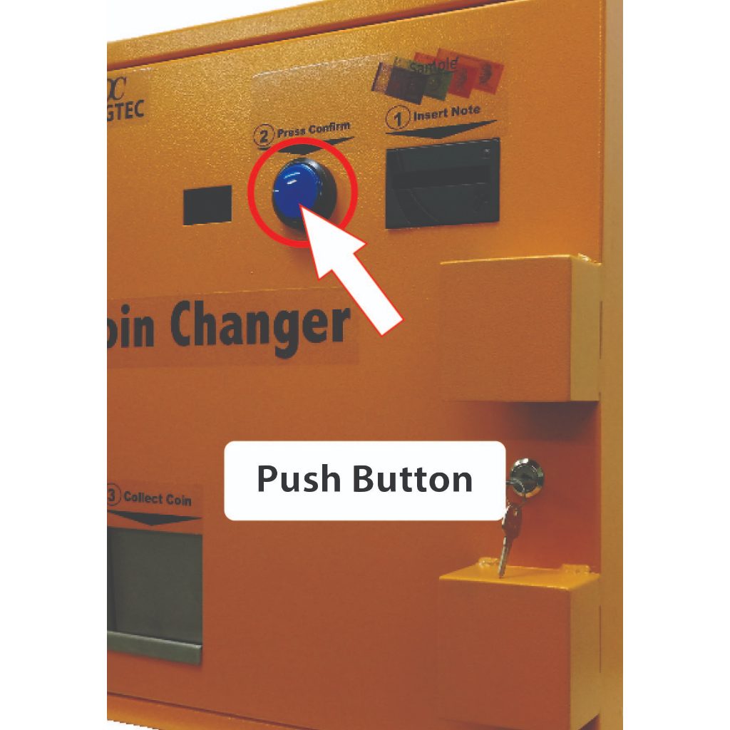 Push Button - coin changer, mini vending, card vending, auto box ...