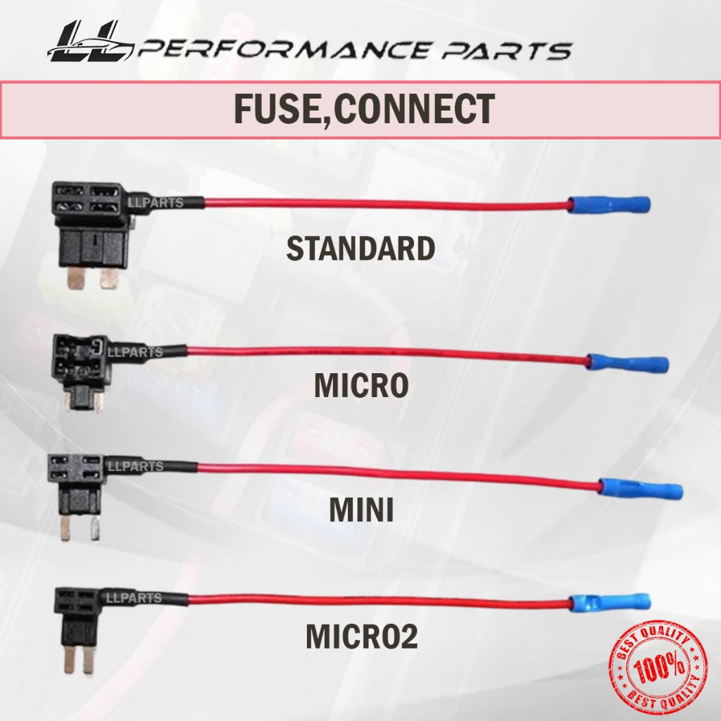 Fuse Tap Adaptor Fuse Holder Mini Micro Micro2 Standard No Modified ...