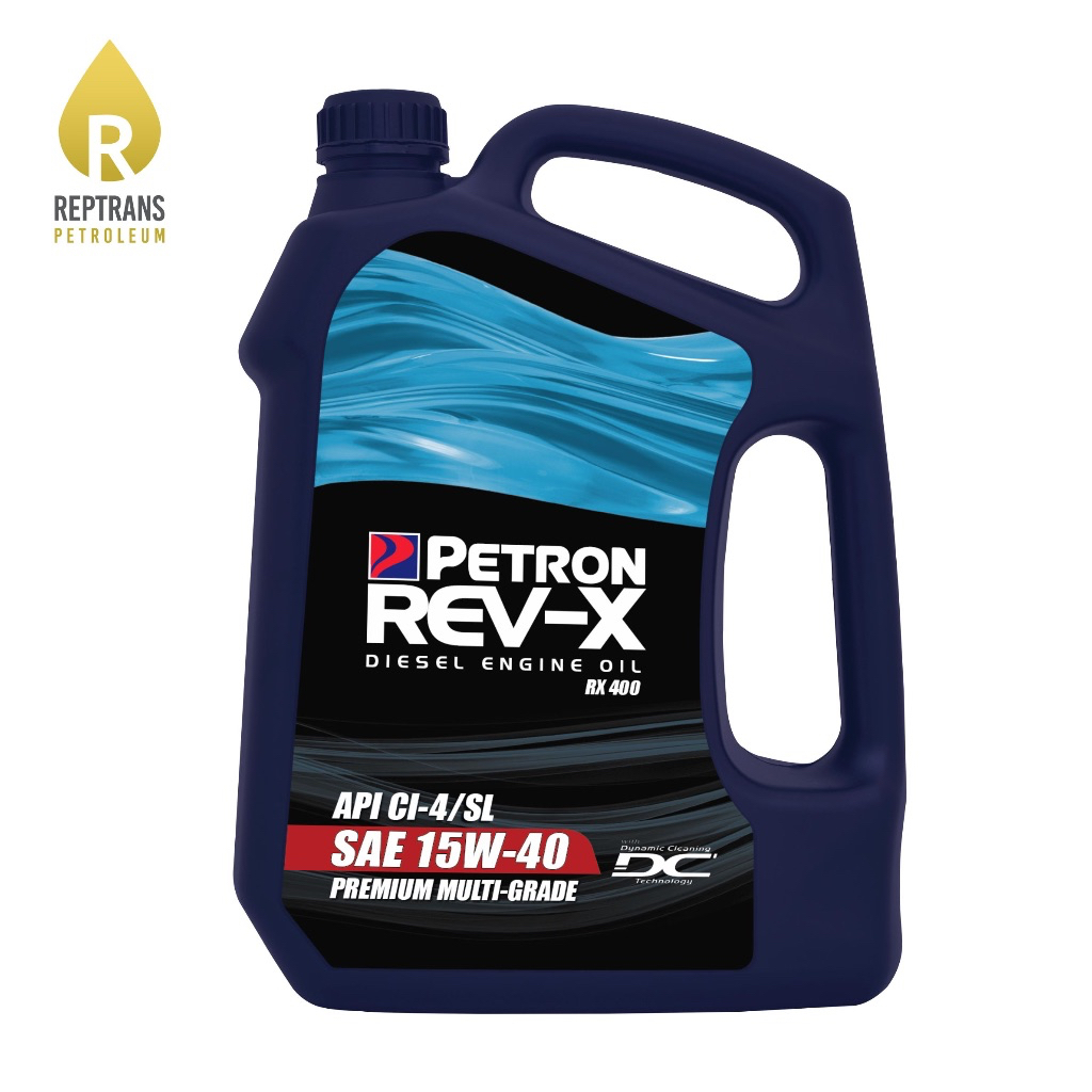 Petron Rev-X Premium Multigrade Sae 15W-40 Diesel Engine Oil (4L ...