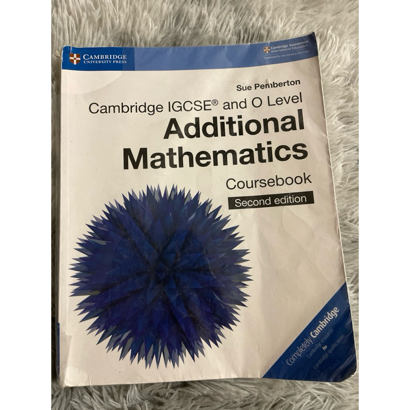Additional Mathematics Cambridge IGCSE and O level Coursebook (second edition) | Shopee Malaysia