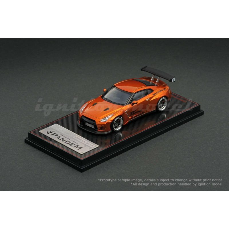 IGNITION MODEL PANDEM R35 GT-R ORANGE METALLIC IG1599 | Shopee Malaysia