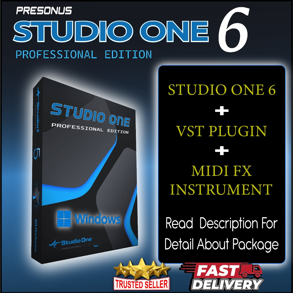 Presonus Studio One Pro 6.6.2 DAW Music Producer Mixing Mastering ...