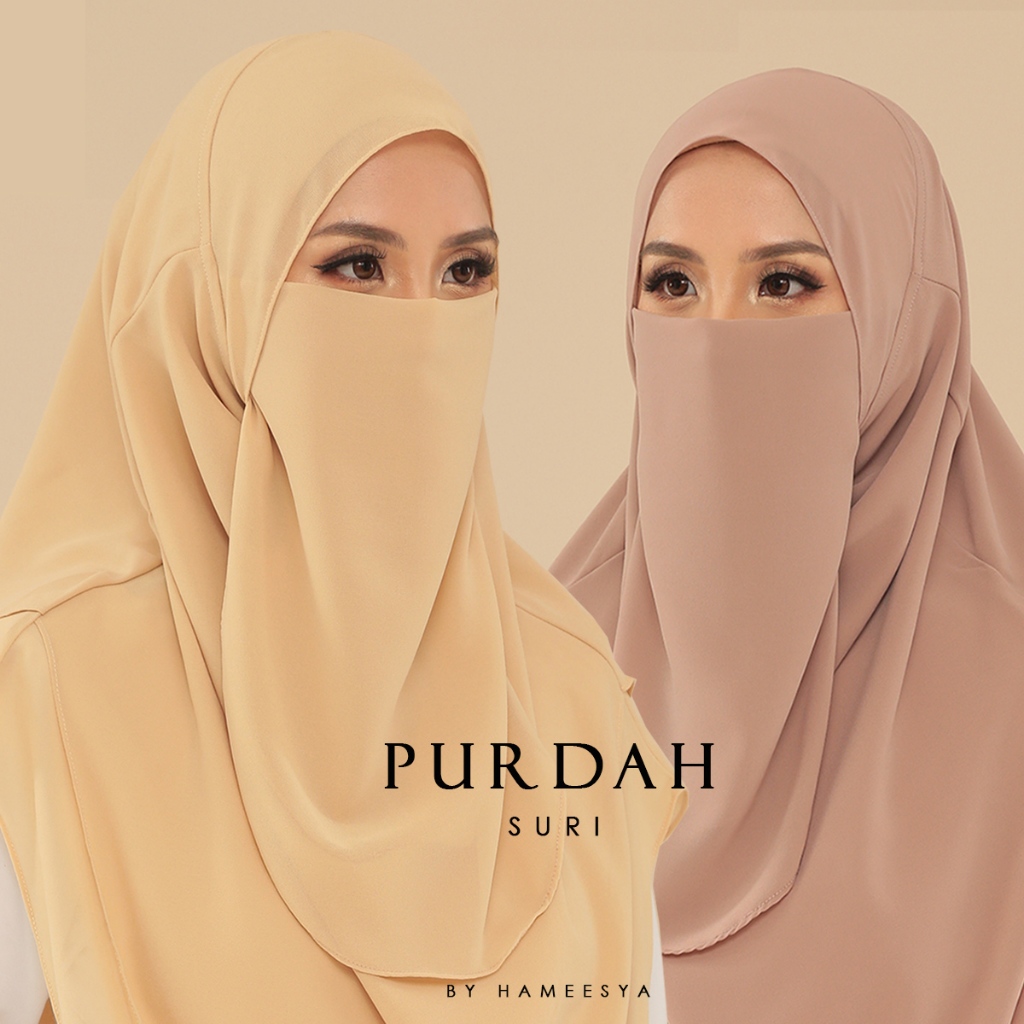 Purdah Suri Heavy Chiffon Purdah Suri Dua Layer Purdah Nikah Purdah ...
