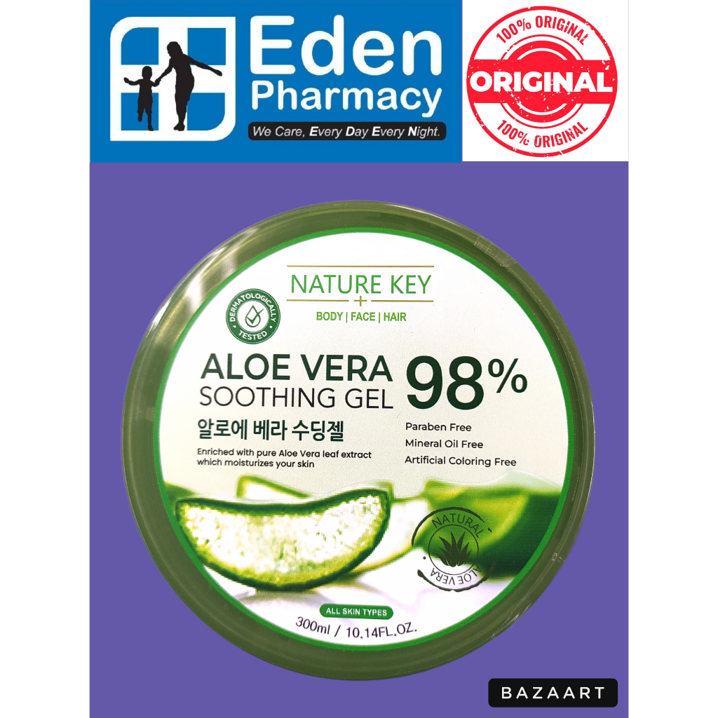 Nature Key Aloe Vera Soothing Gel ( 300ml ) | Shopee Malaysia
