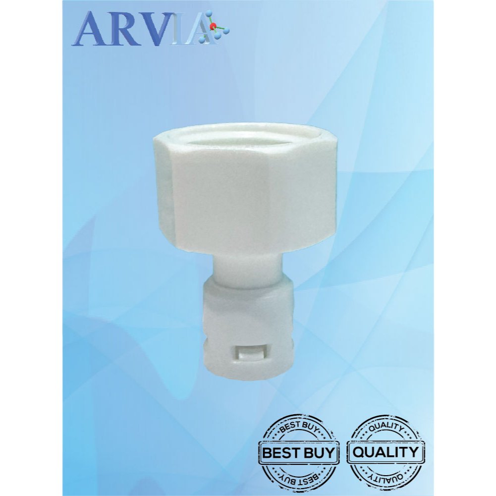 Arvia 1/4" Push Fit - 1/2" Female Thread Connector, Tubing Connector ...