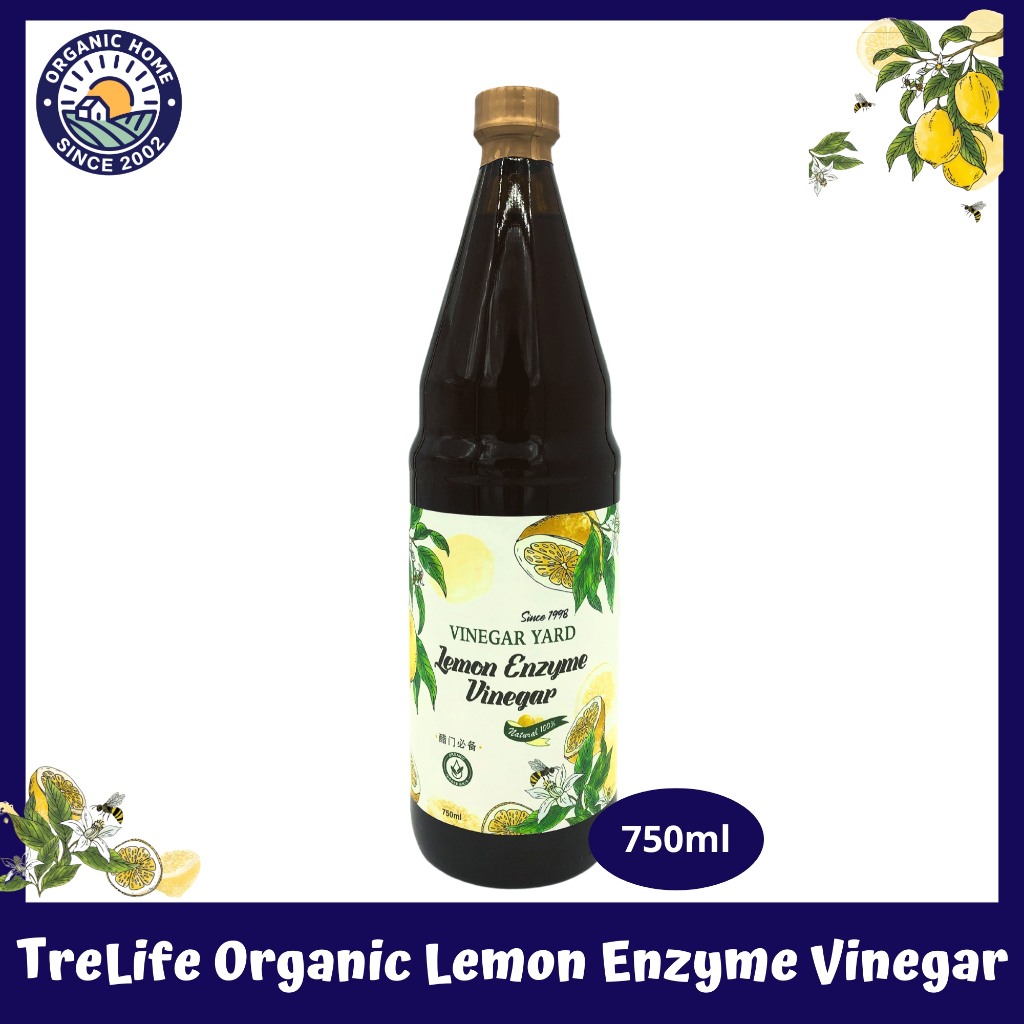 TreLife Organic Lemon Enzyme Vinegar 有机柠檬酵素醋 (750ml) | Shopee Malaysia