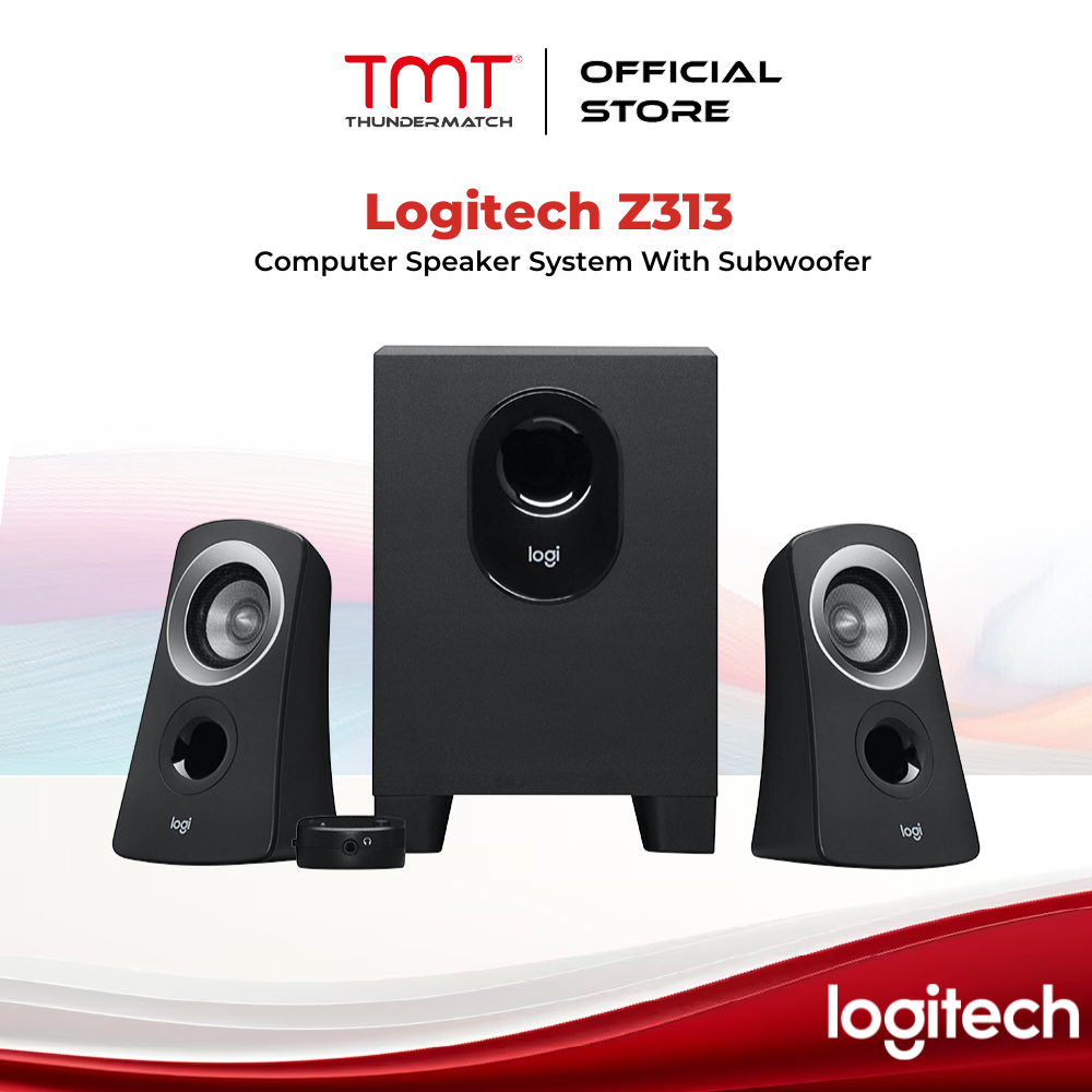 (Ready Stock) Logitech Z313 Computer Speaker System with Subwoofer (1 ...