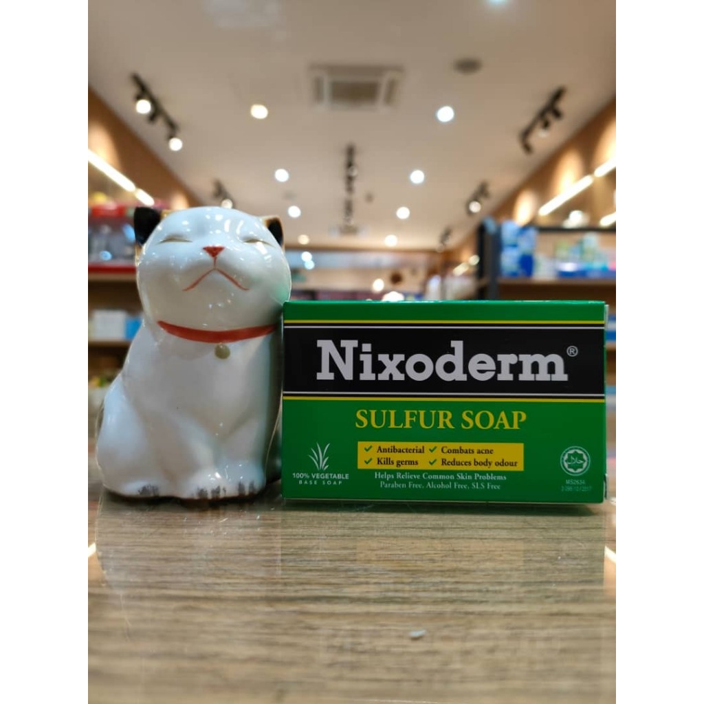 NIXODERM SULFUR SOAP 100G | Shopee Malaysia