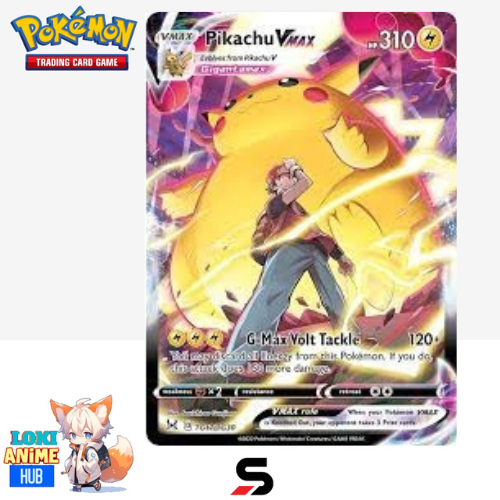 Pikachu VMAX TG17/TG30 SWSH Sword&Shield Lost Origin Gred S PTCG ...