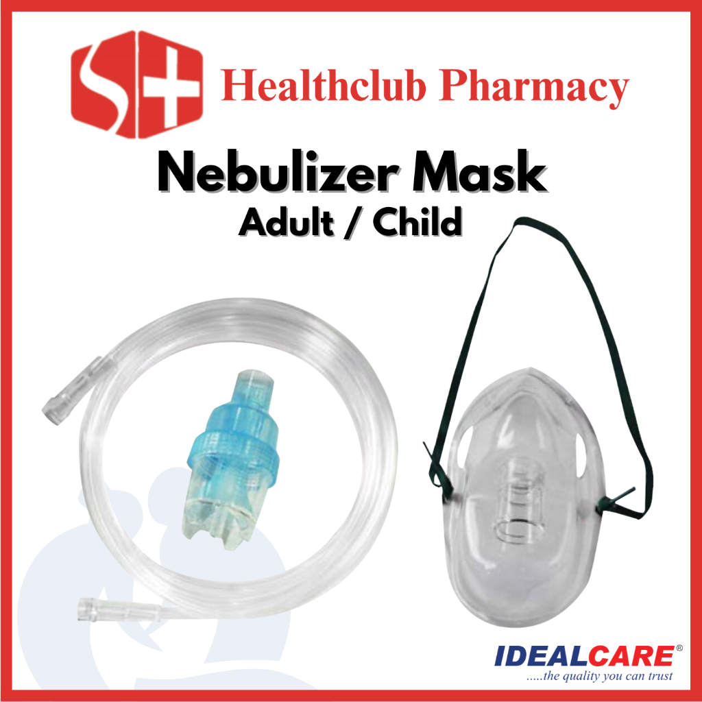 IDEALCARE Nebulizer Mask with Chamber Tubing (Adult/Child) | Shopee ...