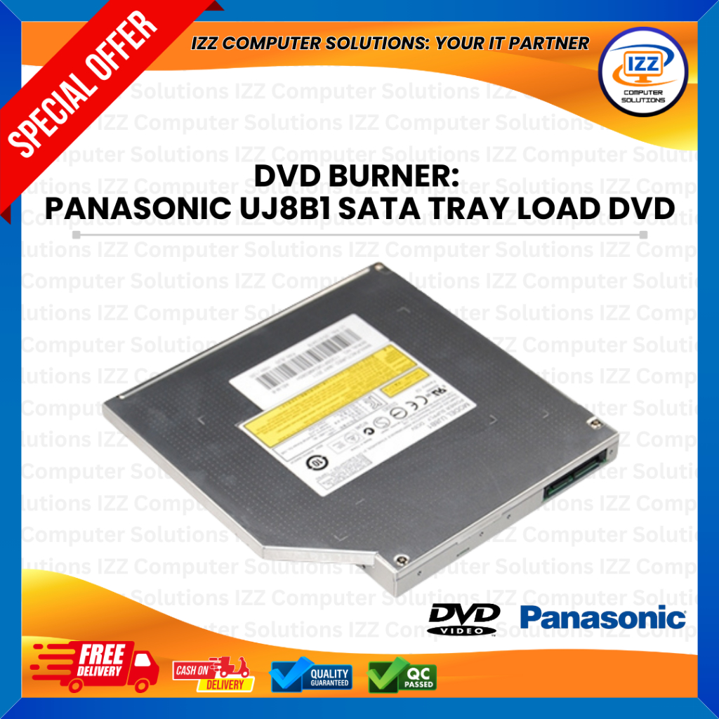 Panasonic UJ8B1 SATA Tray Load DVD Burner | USED UNIT | DVD READER ...