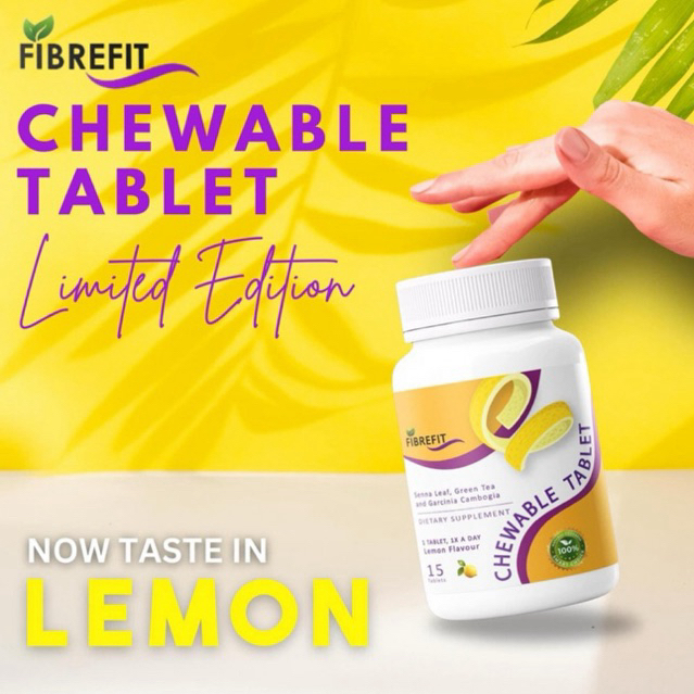 FIBREFIT CHEWABLE TABLET LEMON LIMITED EDITION | Shopee Malaysia