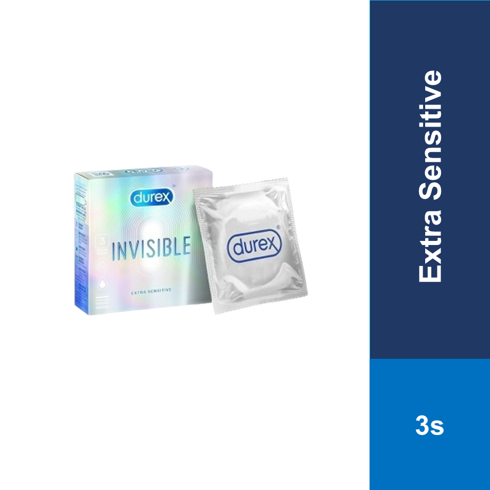 Durex Invisible Extra Sensitive 3s | Shopee Malaysia