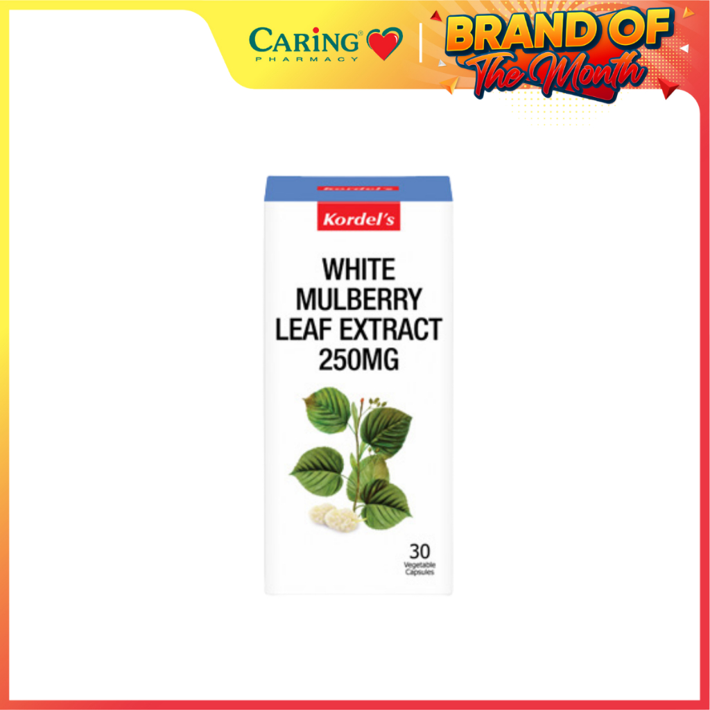 KORDELS WHITE MULBERRY EXTRACT 250MG 30S | Shopee Malaysia