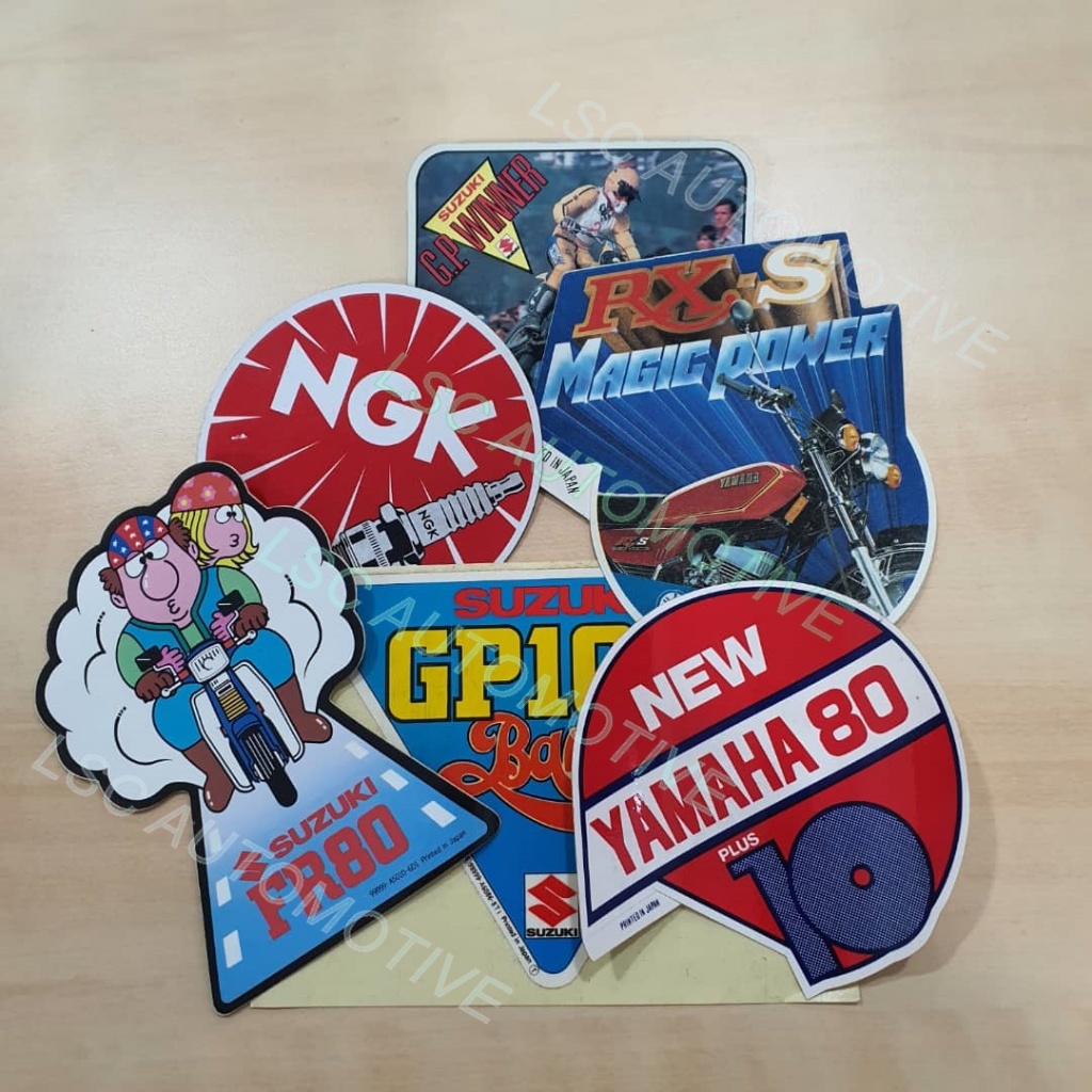 STICKER LAMA UNIK TERHAD ( PRINTED IN JAPAN) / STIRCKER SIMPANAN LAMA ...