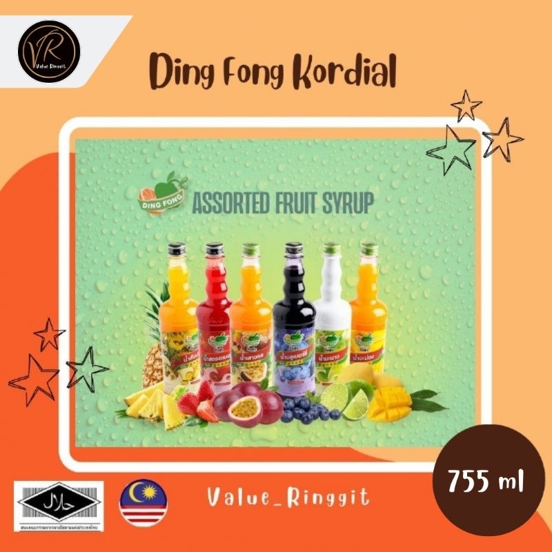 🔥Hot🔥 Ding Fong Kordial 755ml | Shopee Malaysia