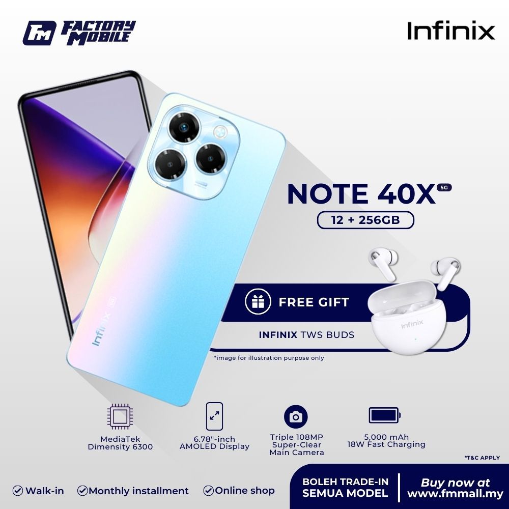INFINIX NOTE 40X 5G READY STOCK | Shopee Malaysia