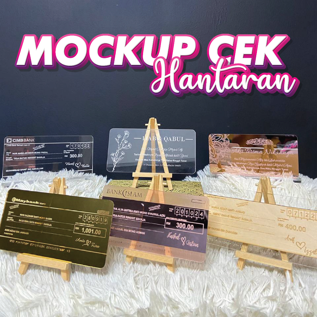 MOCKUP CHEQUE / REPLIKA CHEQUE HANTARAN / REPLIKA CEK | Shopee Malaysia