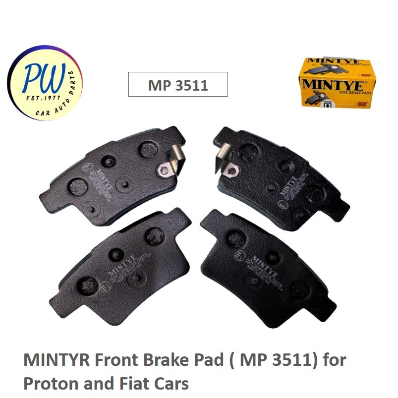 PROTON Gen2, Persona, Satria , FIAT Stilo Rear Brake Pad ( MINTYE ...