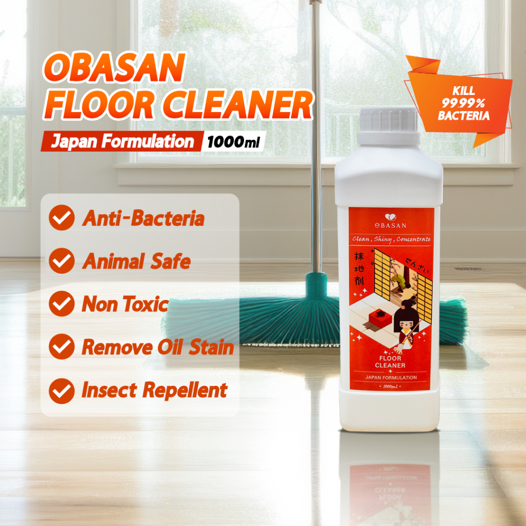 OBASAN Floor Cleaner 1000ml OBASAN抹地剂 1000ml | Shopee Malaysia