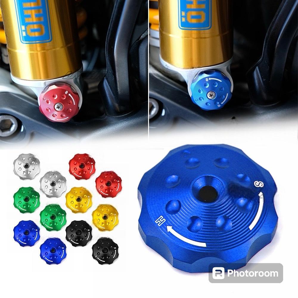 Ohlins Absorber Adjuster Knob Cap CNC Alloy Gold Blue Red Green Silver ...