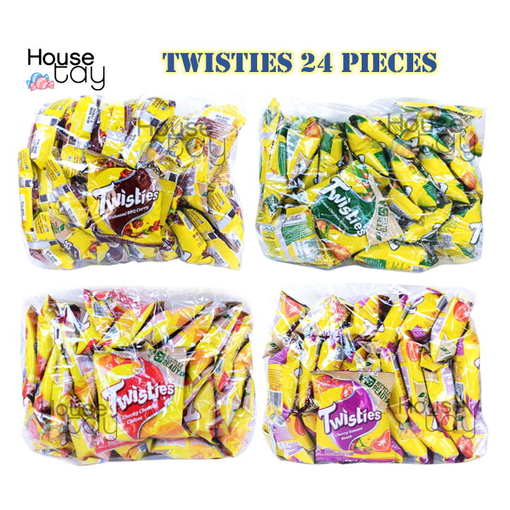 Twisties Corn Snacks (13gx24packs) [ BBQ Curry / Cheddar Cheese ...
