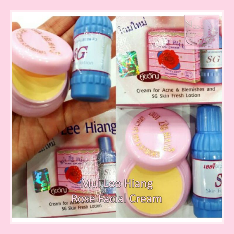Krim Muka Bunga Ros Mui Lee Hiang | Mui Lee Hiang Rose Facial Cream ...