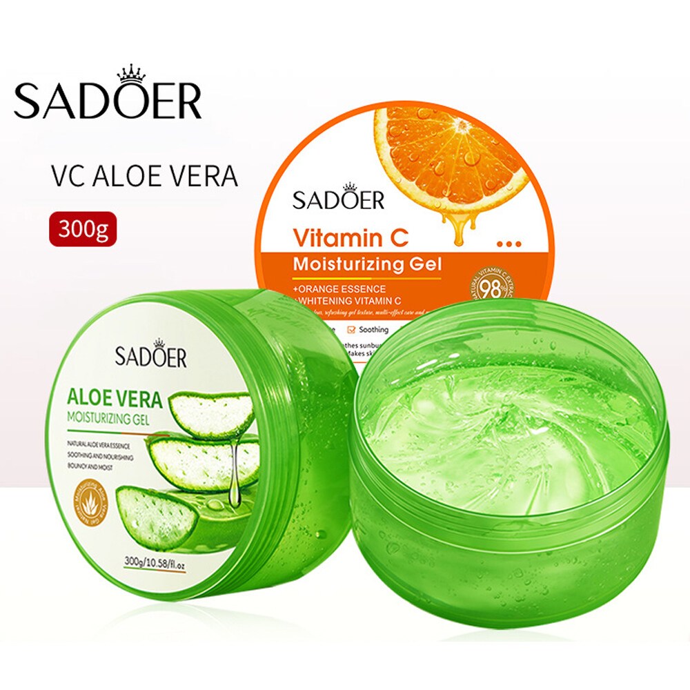 ROREC SADOER Vitamin C Moisturizing Gel Rejuvenating Refreshing Hydrating Aloe Vera Gel 300g ...