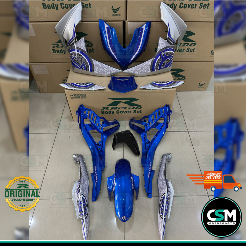 [READY STOCK] Coverset Bodyset Yamaha Y16 Y16ZR V2 ABS Batik Edition ...