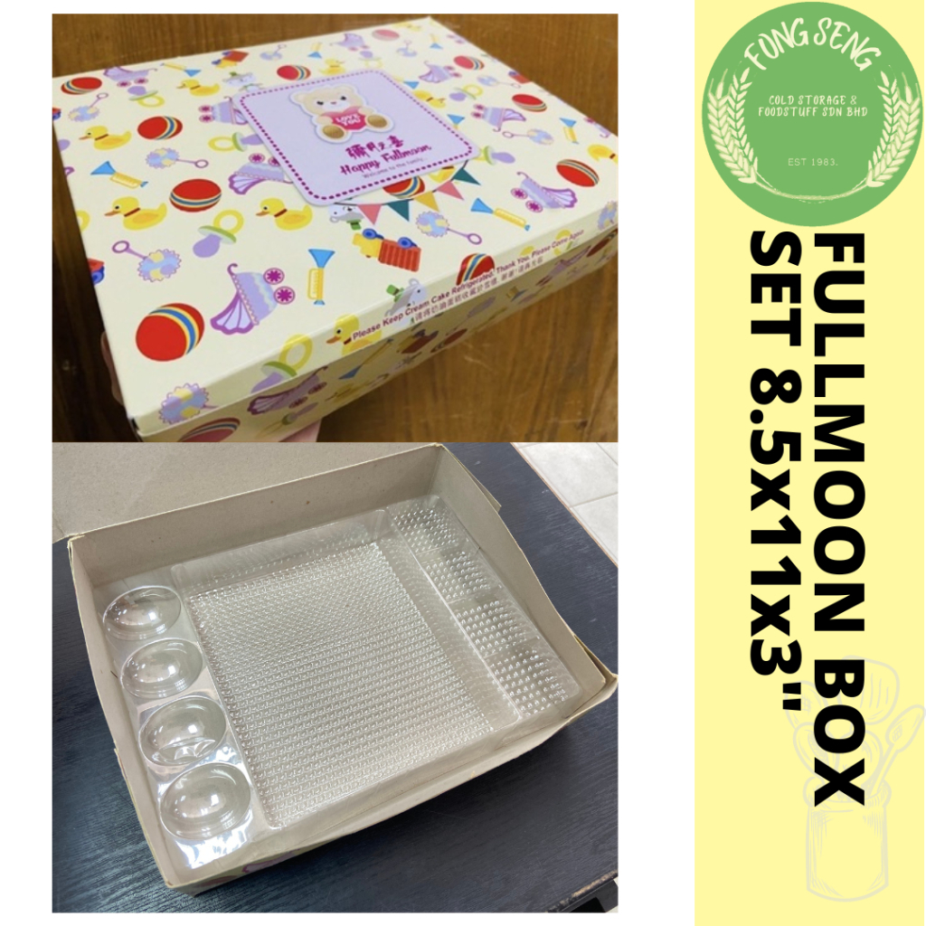 10sets FULLMOON BOX SET with inner tray 8.5"x11"x3" | Shopee Malaysia