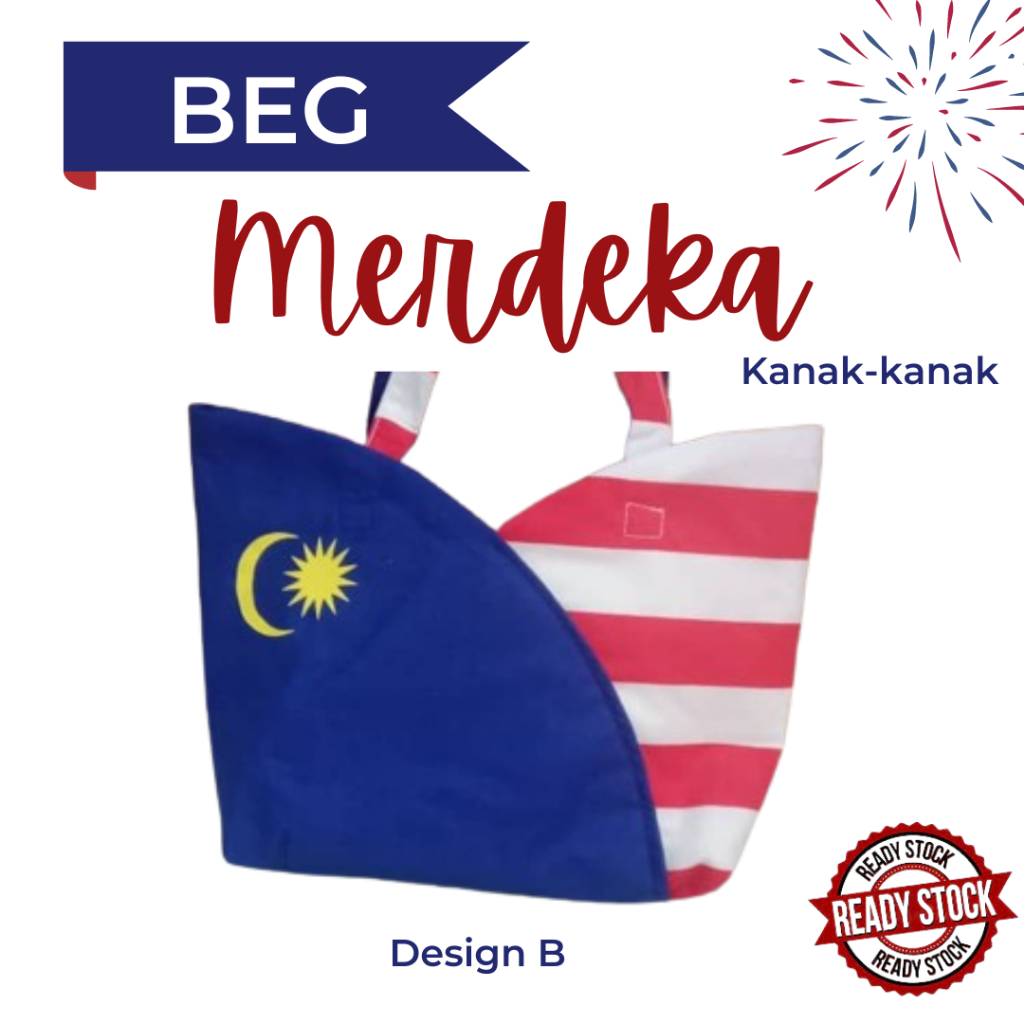 DESIGN B Beg Merdeka Bendera Jalur Gemilang | Shopee Malaysia