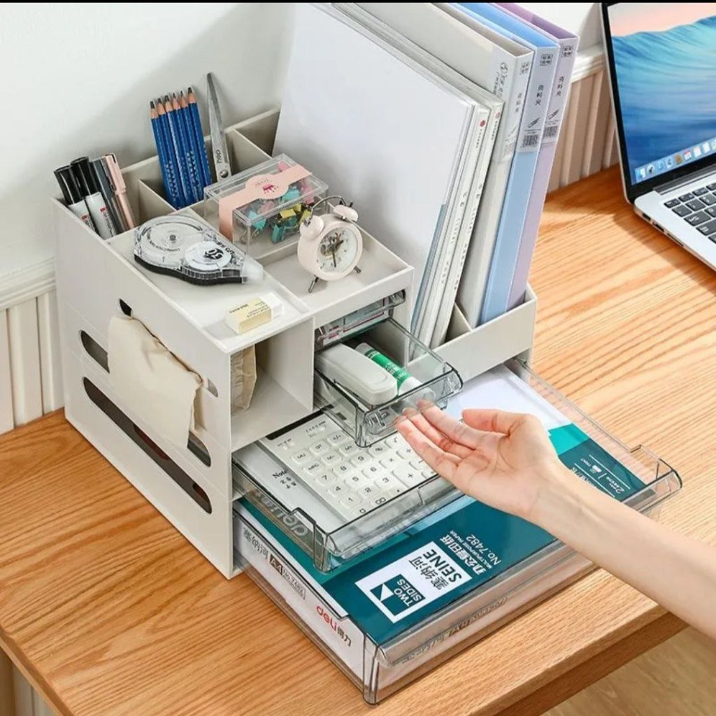 YOKE File Organizer Multilayer Desk Stationary Document Storage Cabinet ...