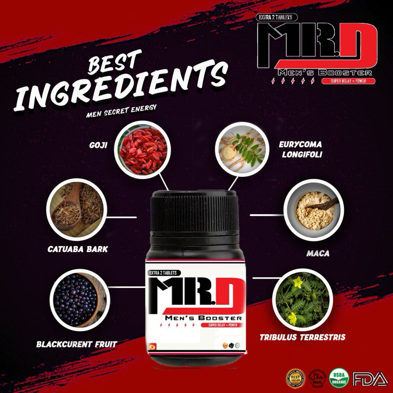 MR.D ~ MRD MenBooster Vitamin Original | Shopee Malaysia