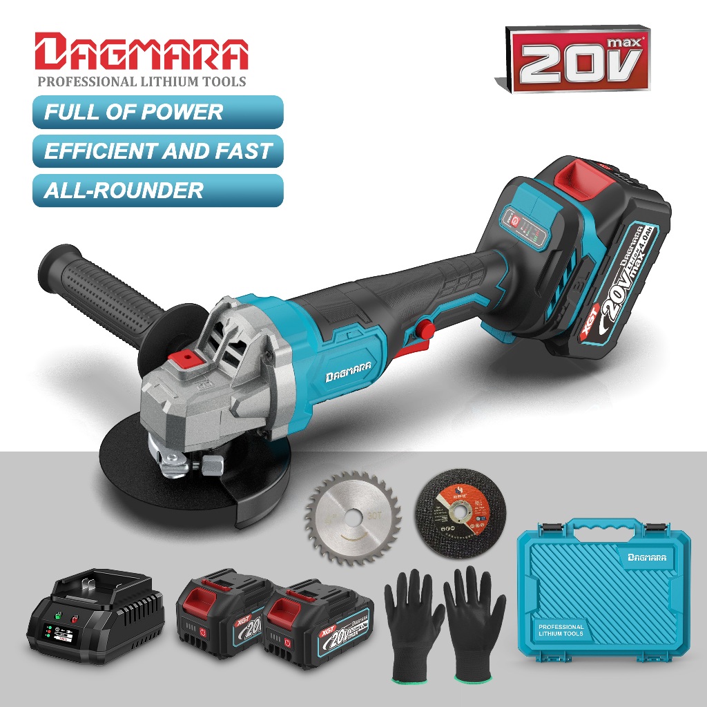 DAGMARA Cordless Angle Brushless Grinder Cutting Machine (100mm ...