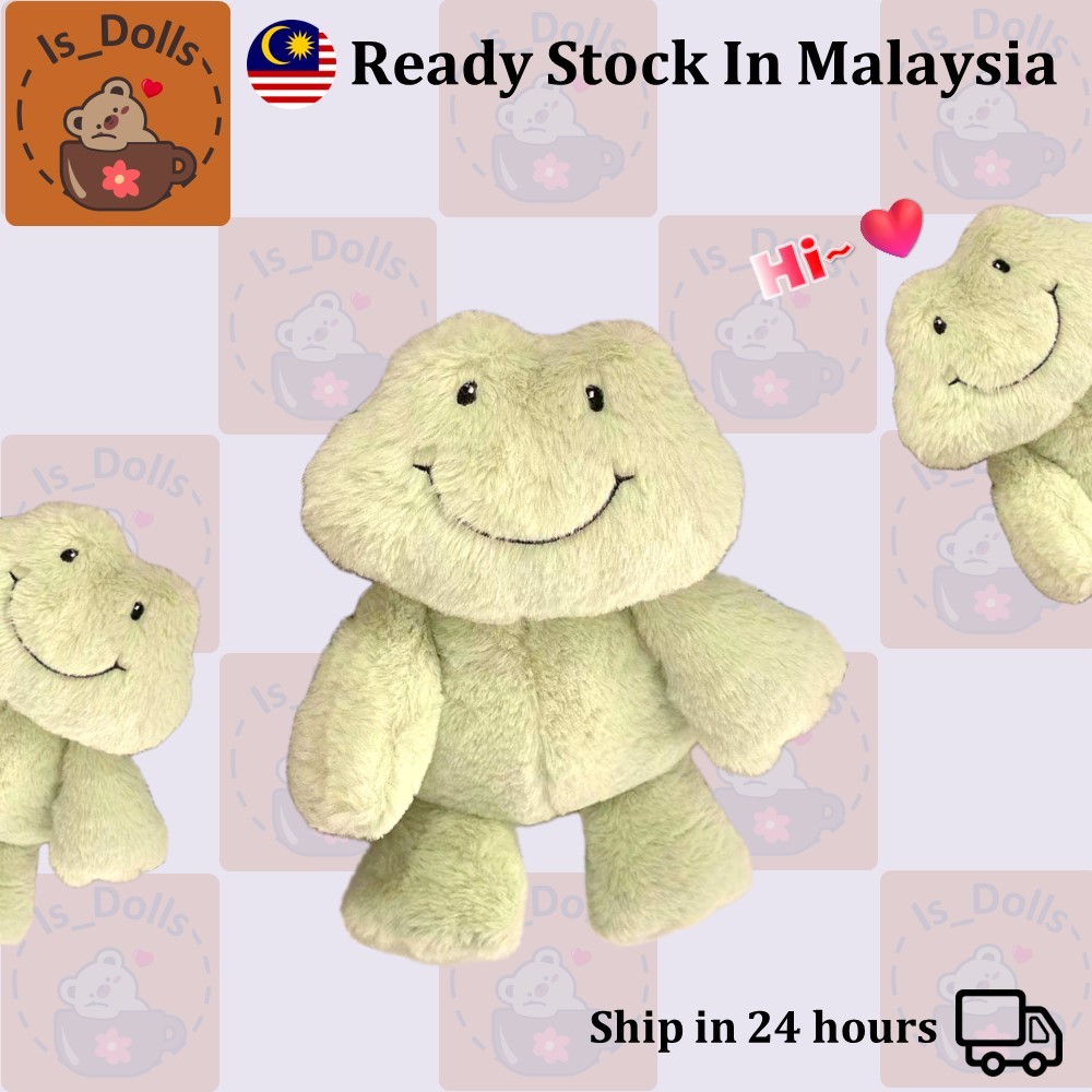 Cute Frog Toys Plush Dolls Cute Soft Material Anak Patung (33cm) Ready ...