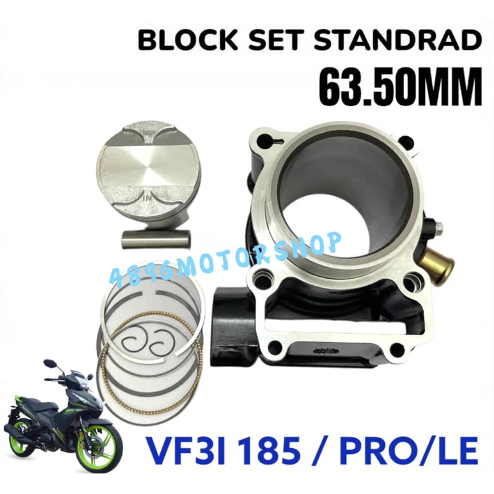 TCB SYM VF3I 185 VF3 PRO LE STD STANDRAD BLOCK SET CLYNDER BLOCK SET 63.50mm VF3 I BLOK | Shopee ...