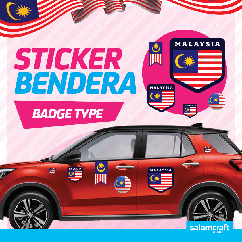 STICKER BENDERA MALAYSIA • OUTDOOR | Shopee Malaysia