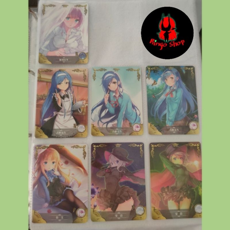 🇲🇾 Ready Stock 🆕 女神物语 🔥 Anime Waifu Card Collection R card🔥 Date a Live ...