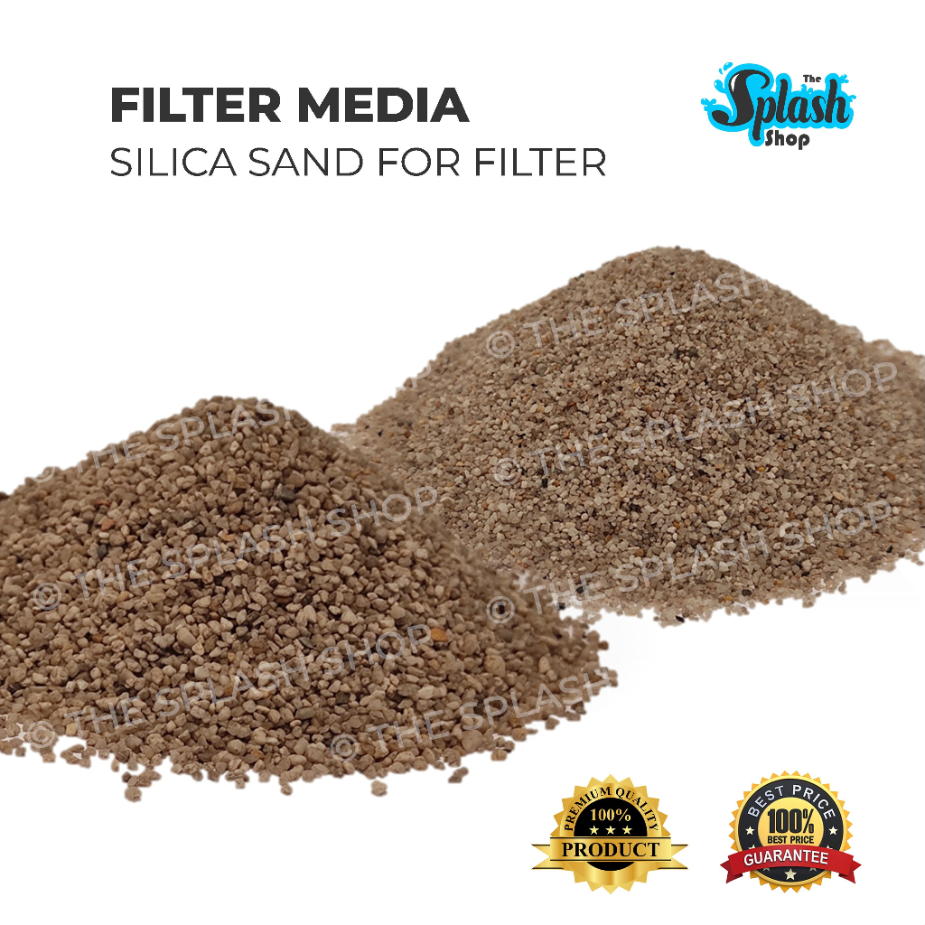 𝐒𝐏𝐋𝐀𝐒𝐇 - Filter Media - Silica Sand//Pasir untuk filter kolam renang ...