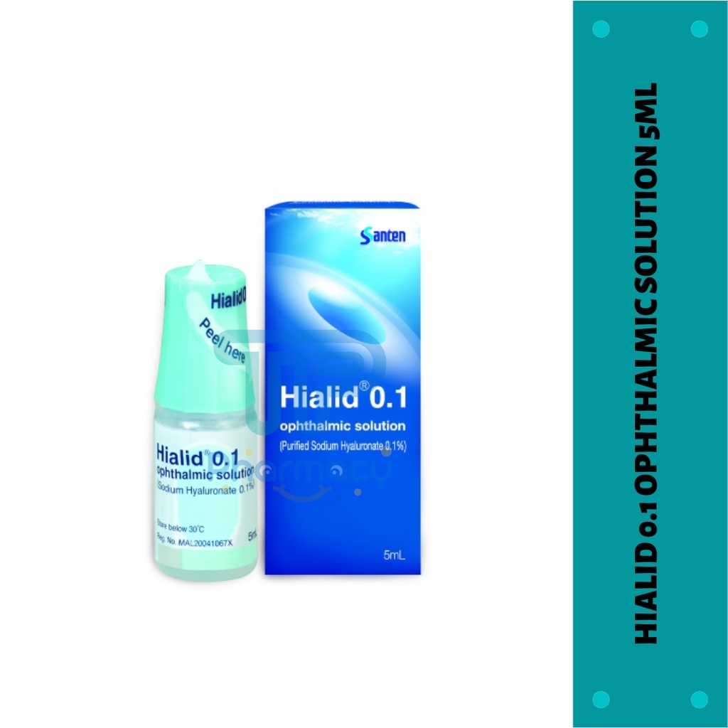 HIALID 0.1 OPHTHALMIC SOLUTION FOR DRY EYE 5ML | Shopee Malaysia