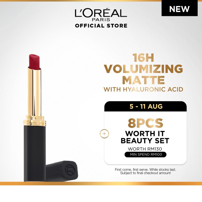 L’Oréal Paris Color Riche Intense Volume Matte Lipstick for 16H Long ...