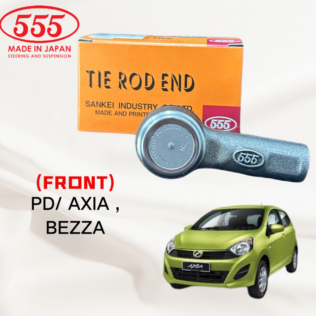 PERODUA AXIA , BEZZA 555 JAPAN BRAND STEERING TIE ROD END (SET 2PCS ...