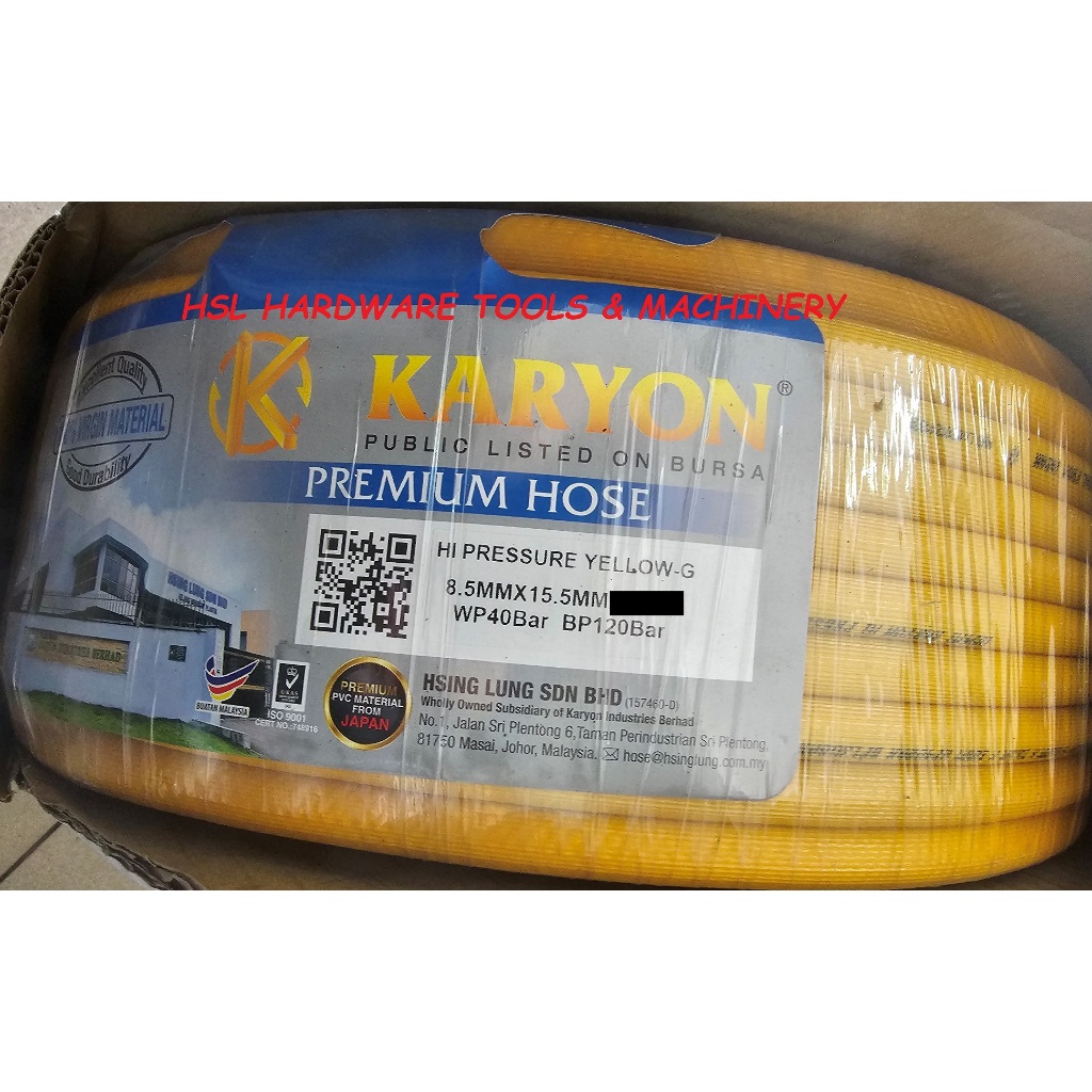 KARYON CHEMICAL PRESSURE HOSE 8.5MM X 15.5MM | Shopee Malaysia