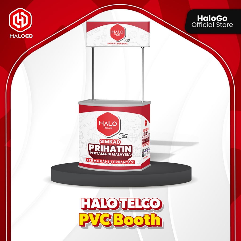 PVC Booth Halo Telco | Shopee Malaysia
