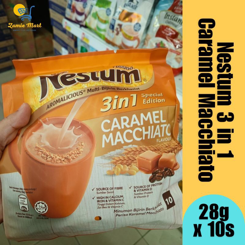 NESTLE Nestum 3 in 1 Cereal Caramel Macchiato Special Edition Flavour ...