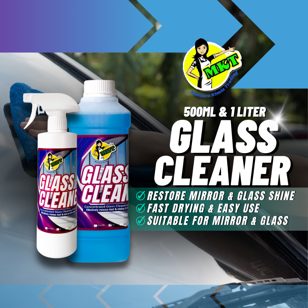 MKT Glass Cleaner 500ML 1L Window cleaner Pencuci cermin Glass cleaner ...